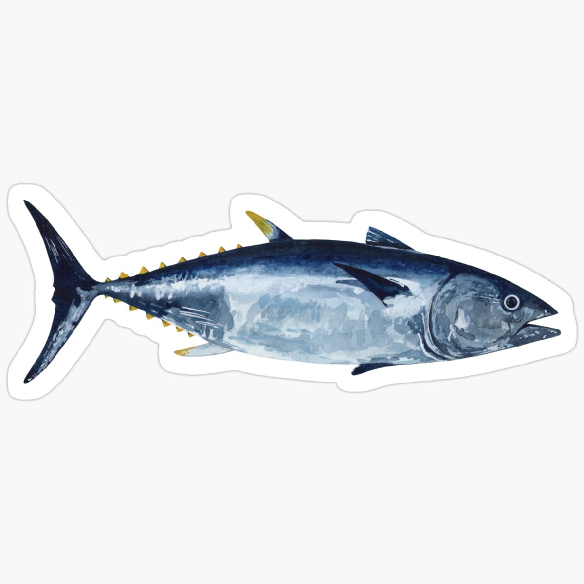 DOPASTICKER Tuna Glossy Sticker Birthday Gifts - Decorative Laptop ...