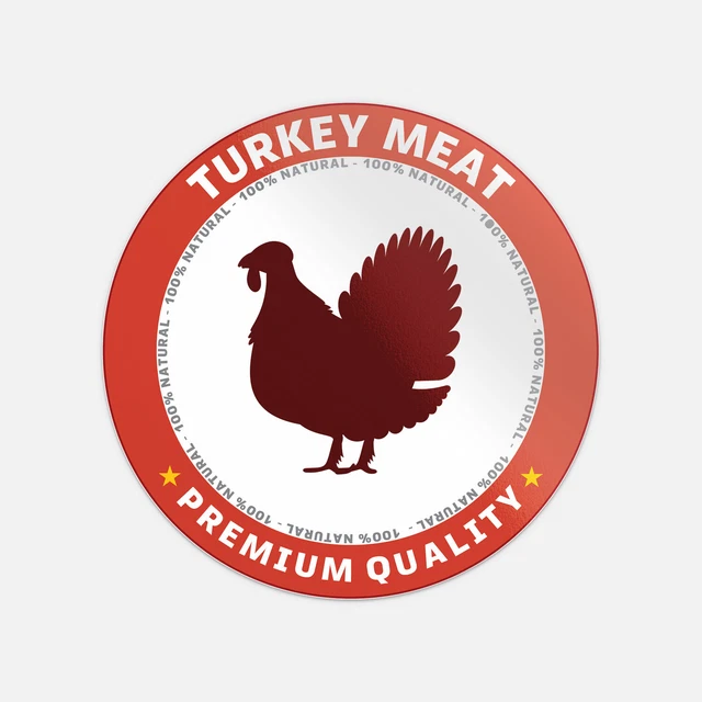 DOPASTICKER Turkey Meat Food Quality Sticker Phone Decal Water Bottle ...