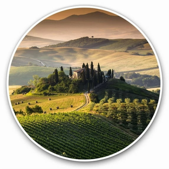 DOPASTICKER Tuscany Italy Italian Travel Cool Gift Decorative Laptop ...