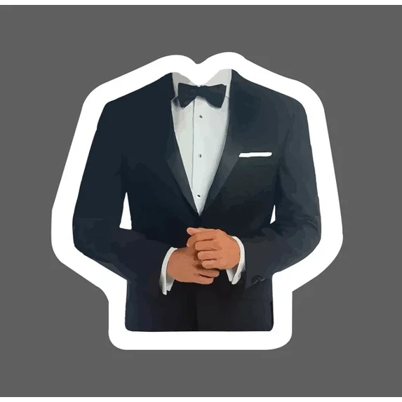 DOPASTICKER Tuxedo Sticker Wedding Formal Sticker Phone Sticker, Latop ...