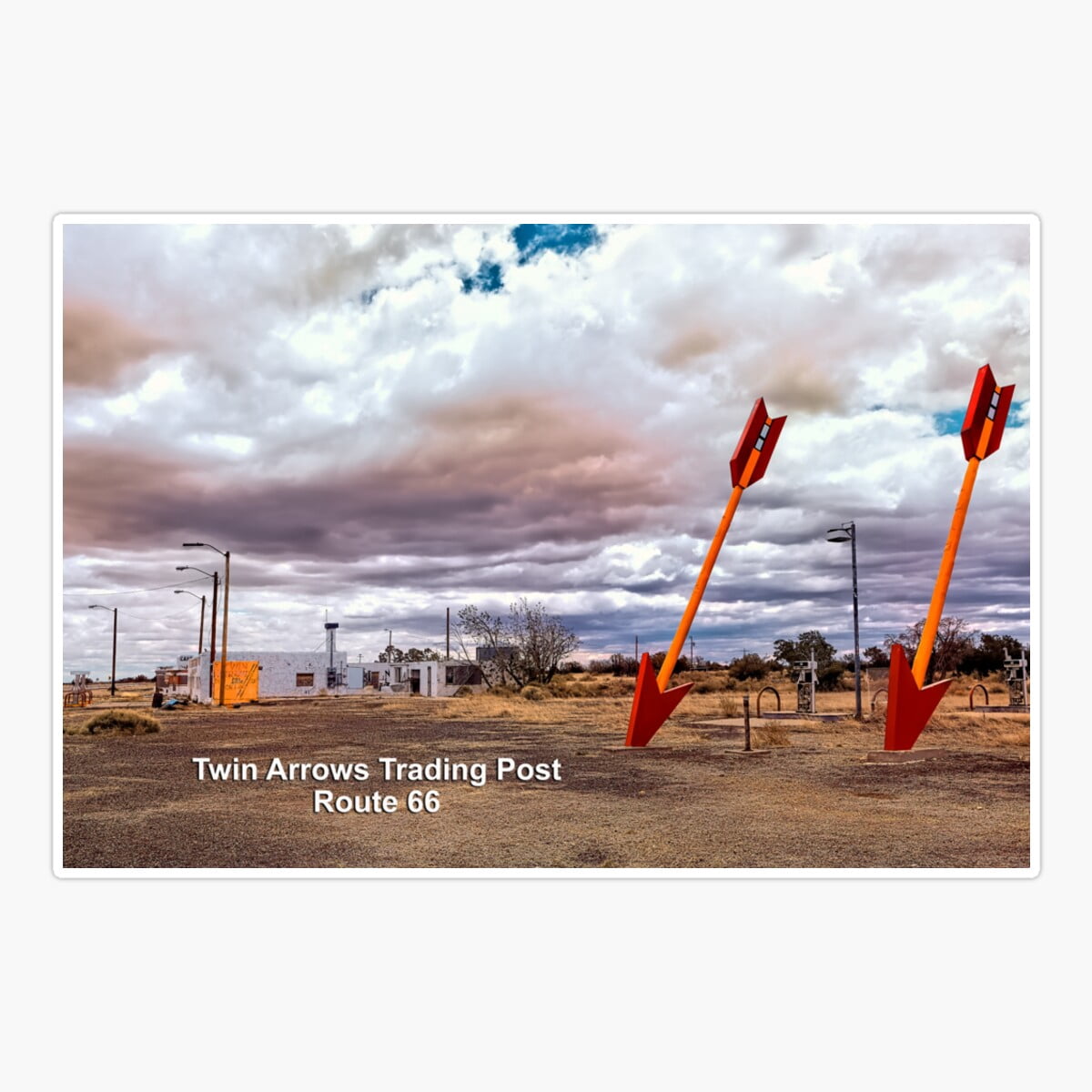 DOPASTICKER Twin Arrows Trading Post - Arizona Roadside Attractions ...