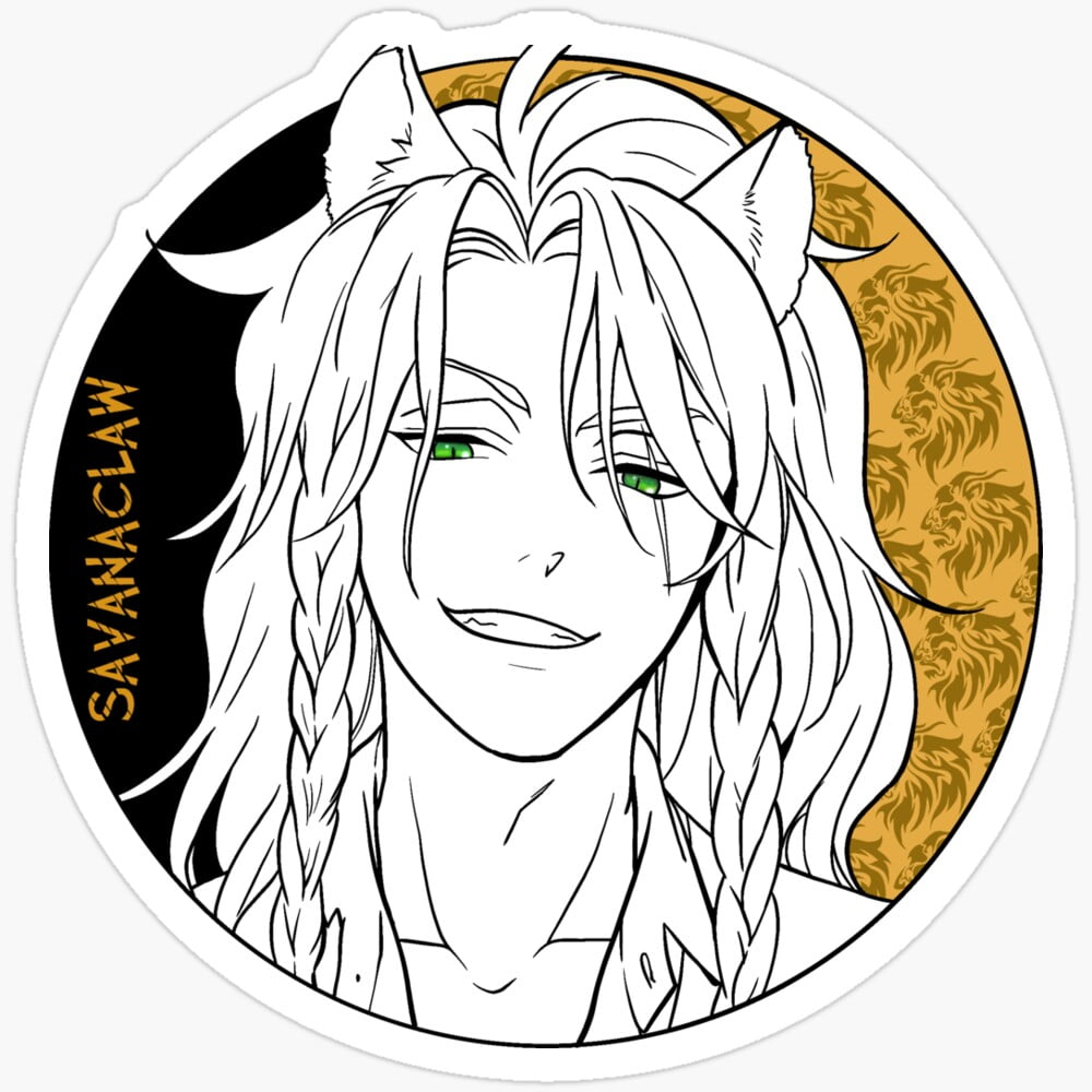 DOPASTICKER Twisted Wonderland Leona Kingscholar Sticker Phone Decal ...