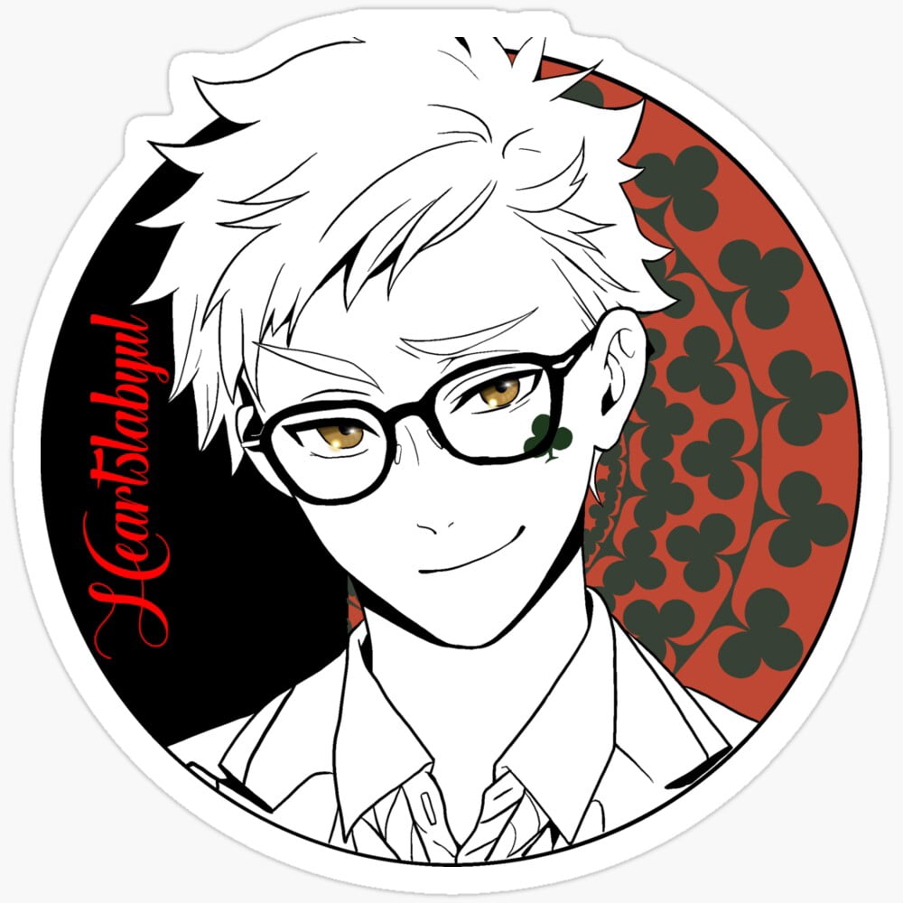 DOPASTICKER Twisted Wonderland Trey Clover Sticker Phone Decal Water ...