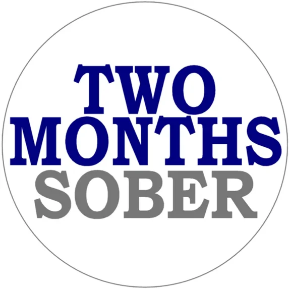 DOPASTICKER Two Months Sober, Sobriety Milestone Sticker Phone Decal ...