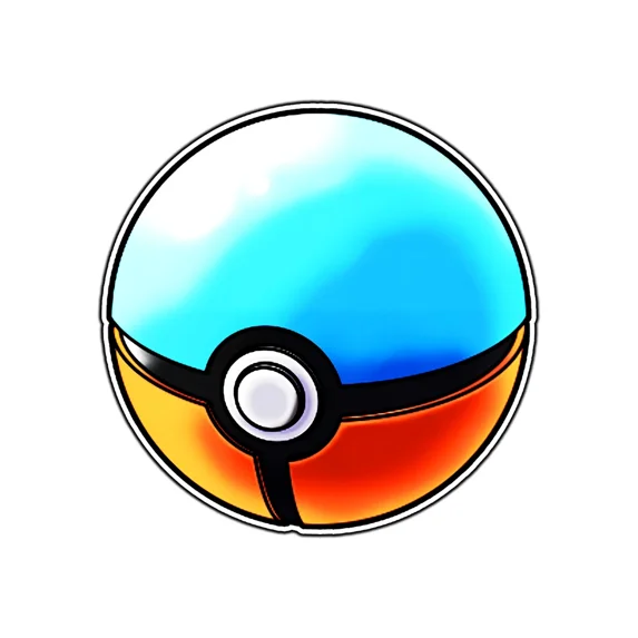 DOPASTICKER Typing Poke Ball Sticker Decal Phone Decal Water Bottle ...
