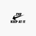 DOPASTICKER Tyr Keep At It Logo (Black) Sticker, Phone Sticker Car ...