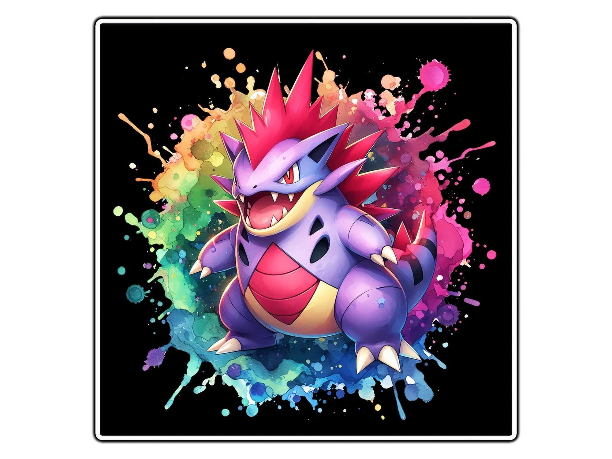 DOPASTICKER Tyranitar Paint Splash Sticker Decal Phone Decal Water ...