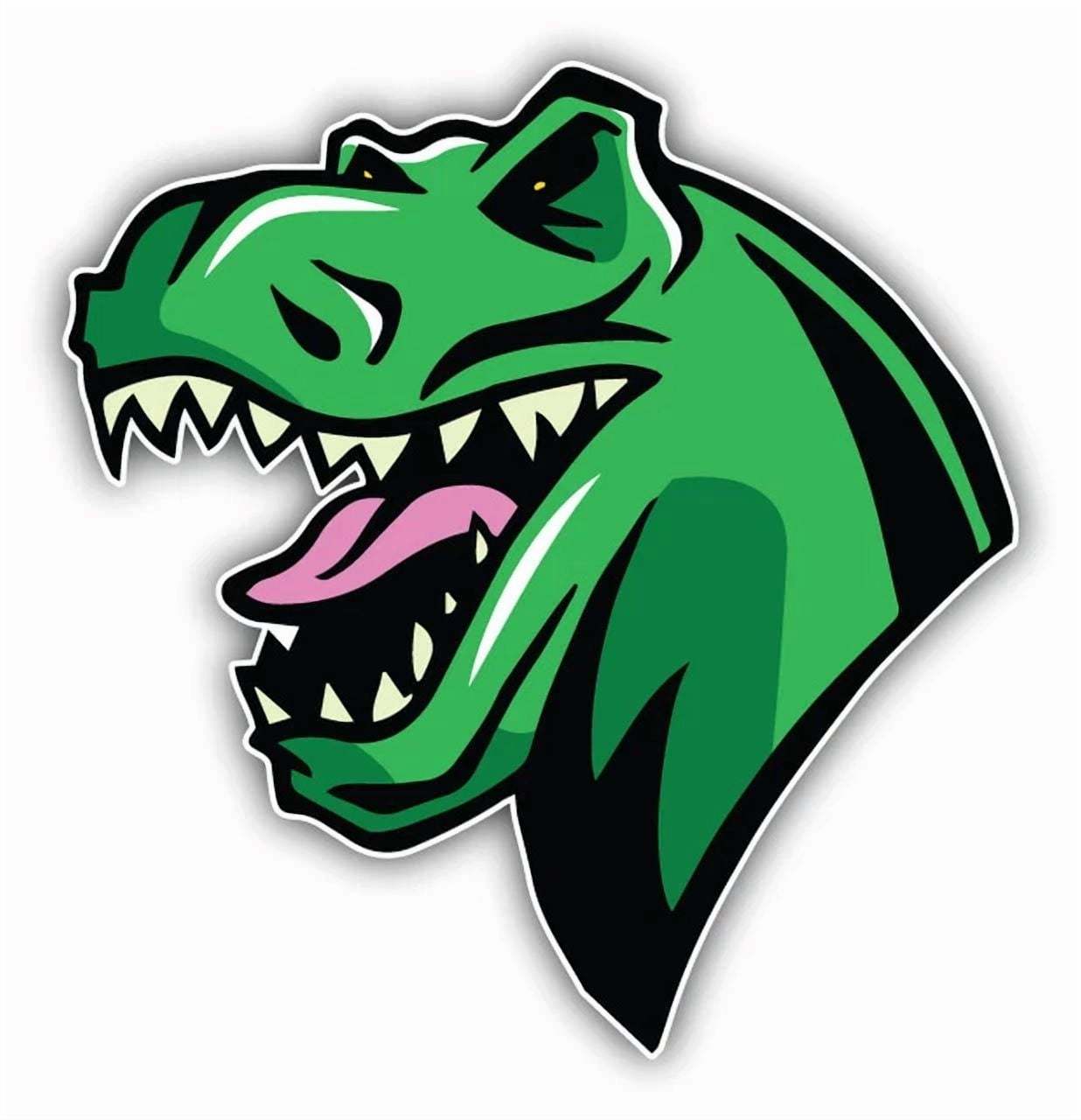 DOPASTICKER Tyrannosaurus Rex Face Mascot Sticker Decal Phone Decal ...