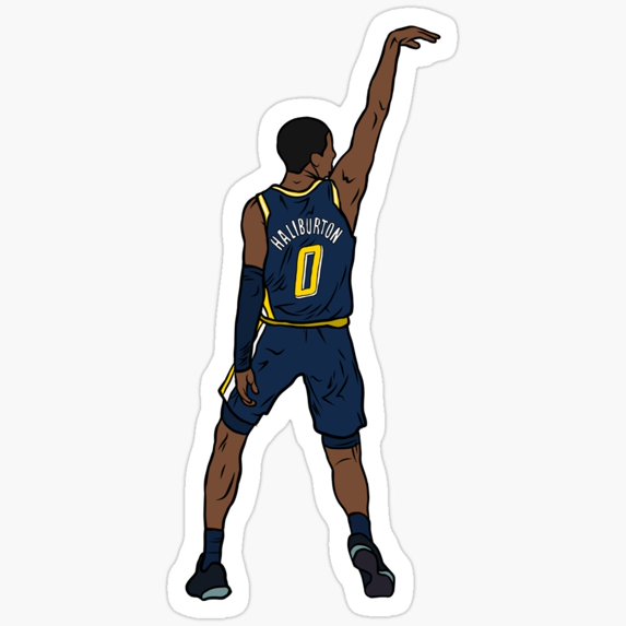 DOPASTICKER Tyrese Haliburton Holds The Release Perfect Gift Everyone ...