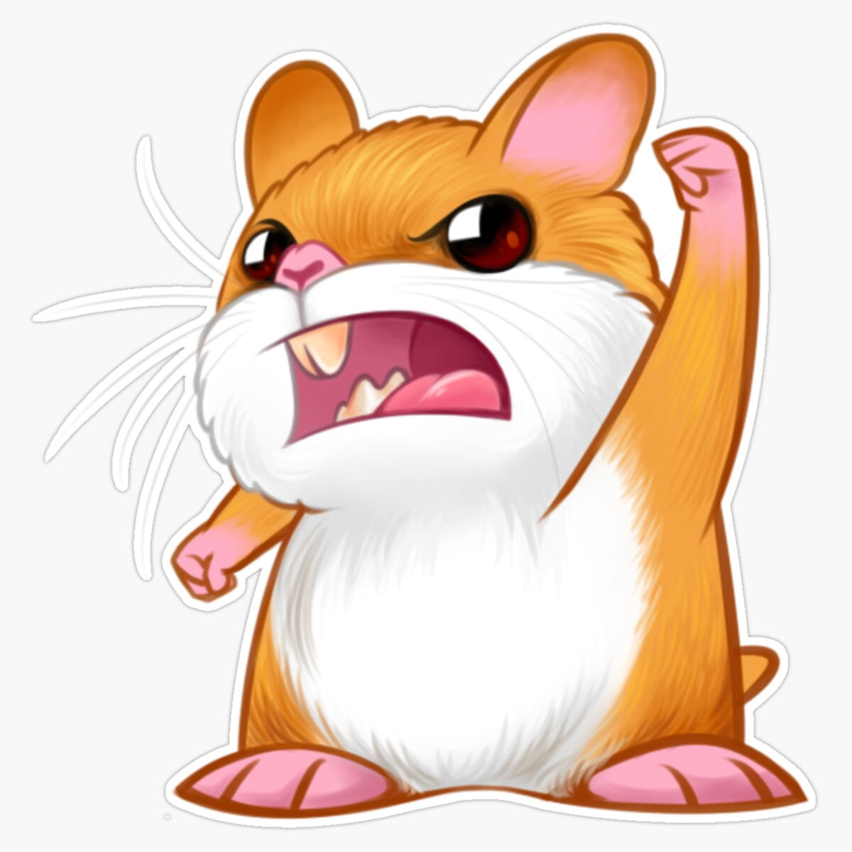 DOPASTICKER U Make The Hamster Mad Sticker, Phone Sticker Car Sticker ...