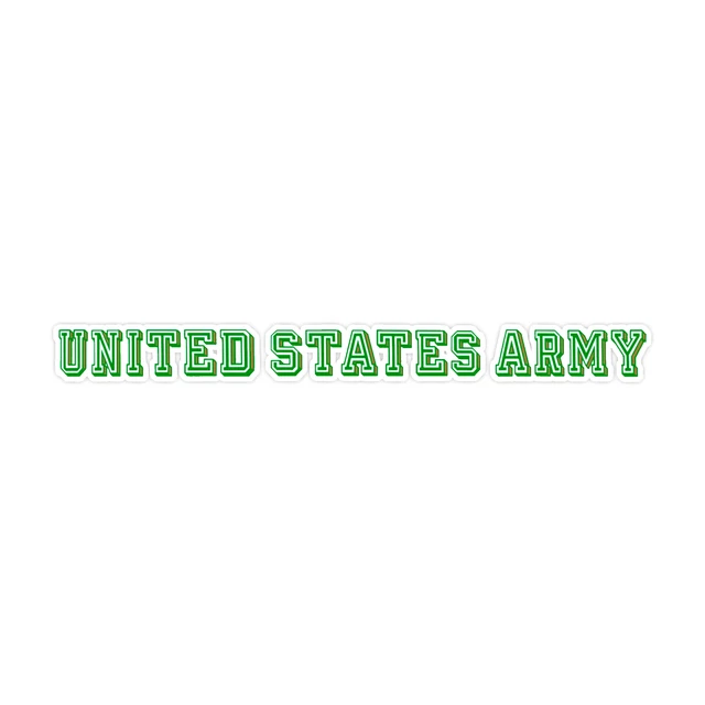 DOPASTICKER U.S. Army Clear Window Strip Sticker Military Soldier Decal ...