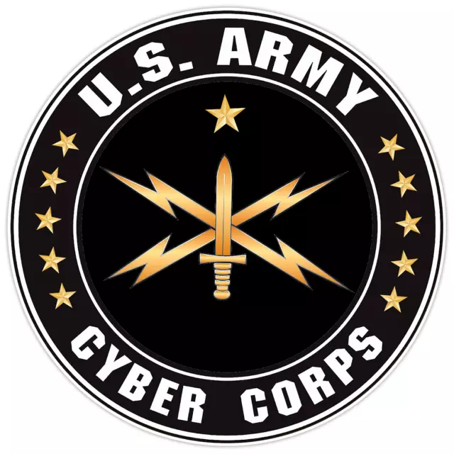 DOPASTICKER U.S. Army Cyber Corps Lapel Pin Veteran Sticker Soldier ...