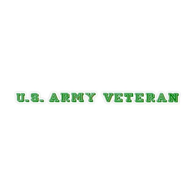 DOPASTICKER U.S. Army Veteran Clear Window Strip Sticker Soldier Decal ...