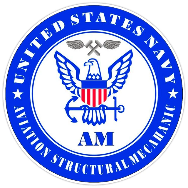 DOPASTICKER U.S. Navy Aviation Structural Mechanic Sticker Military ...