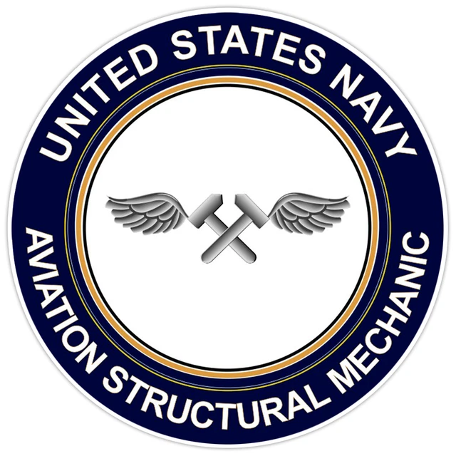 DOPASTICKER U.S. Navy Aviation Structural Mechanic Sticker Military ...