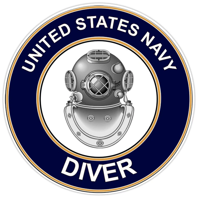 DOPASTICKER U.S. Navy Diver Sticker Military Soldier Decal Phone Decal ...