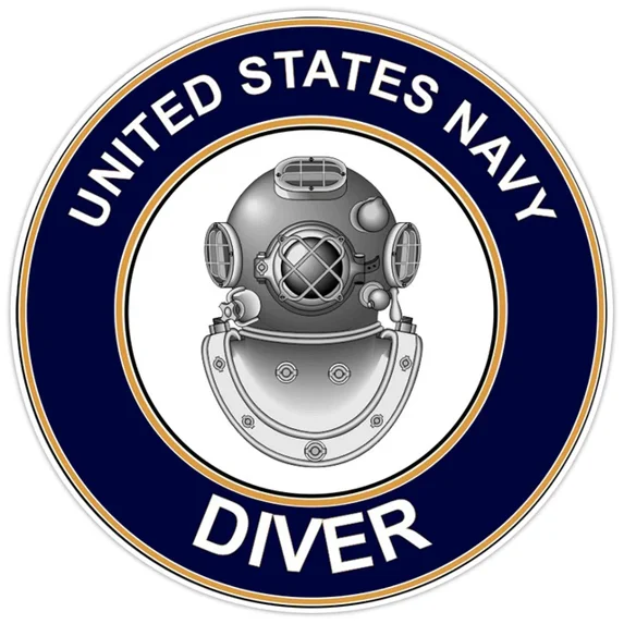 DOPASTICKER U.S. Navy Diver Sticker Military Soldier Decal Phone Decal ...