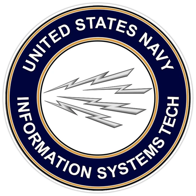 DOPASTICKER U.S. Navy Information Systems Technician Sticker Military ...