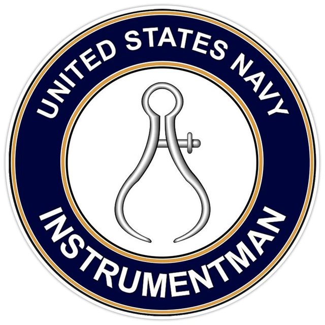 DOPASTICKER U.S. Navy Instrumentman Sticker Military Soldier Decal ...