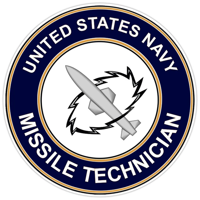 DOPASTICKER U.S. Navy Missile Technician Sticker Military Soldier Decal ...