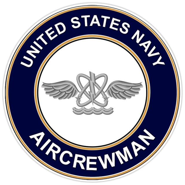 DOPASTICKER U.S. Navy Naval Aircrewman Sticker Military Soldier Decal ...