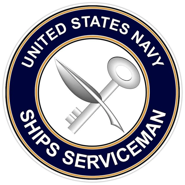 DOPASTICKER U.S. Navy Ship'S Serviceman Sticker Military Soldier Decal ...