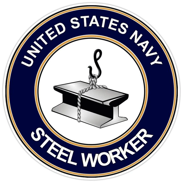 DOPASTICKER U.S. Navy Steel Worker Sticker Military Soldier Decal Phone ...