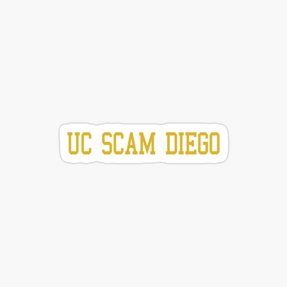 DOPASTICKER Uc Scam Diego Sticker Phone Sticker, Latop Sticker, Lover ...