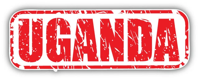 DOPASTICKER Uganda Grunge Sticker Decal Phone Decal Water Bottle ...