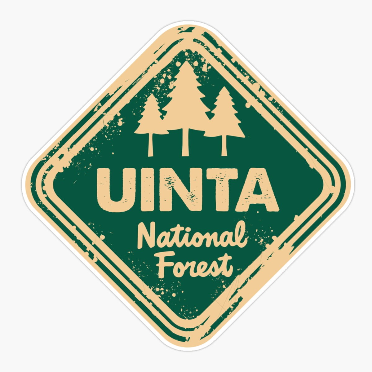 DOPASTICKER Uinta National Forest Sticker, Phone Sticker Car Stickers ...