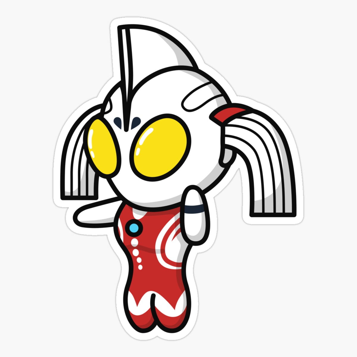 DOPASTICKER Ultra Mother Chibi Style Kawaii Sticker, Phone Sticker Car ...