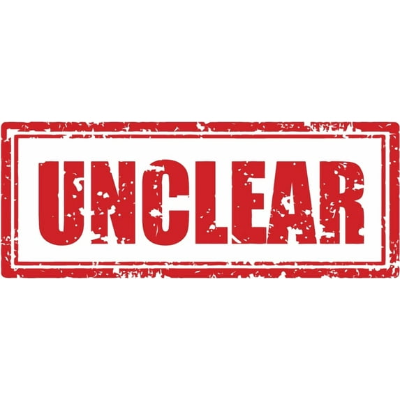DOPASTICKER Unclear Red Car Bumper Sticker Decal Gift You - Decorative ...