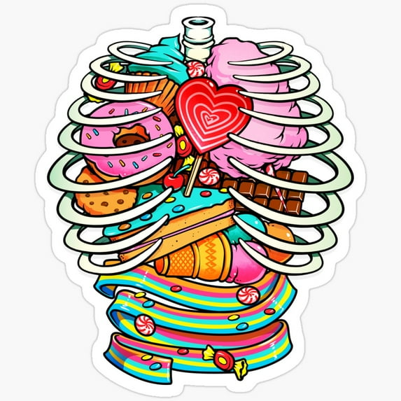 DOPASTICKER Unicorn Anatomyweet Inside Perfect Gift Everyone Phone ...