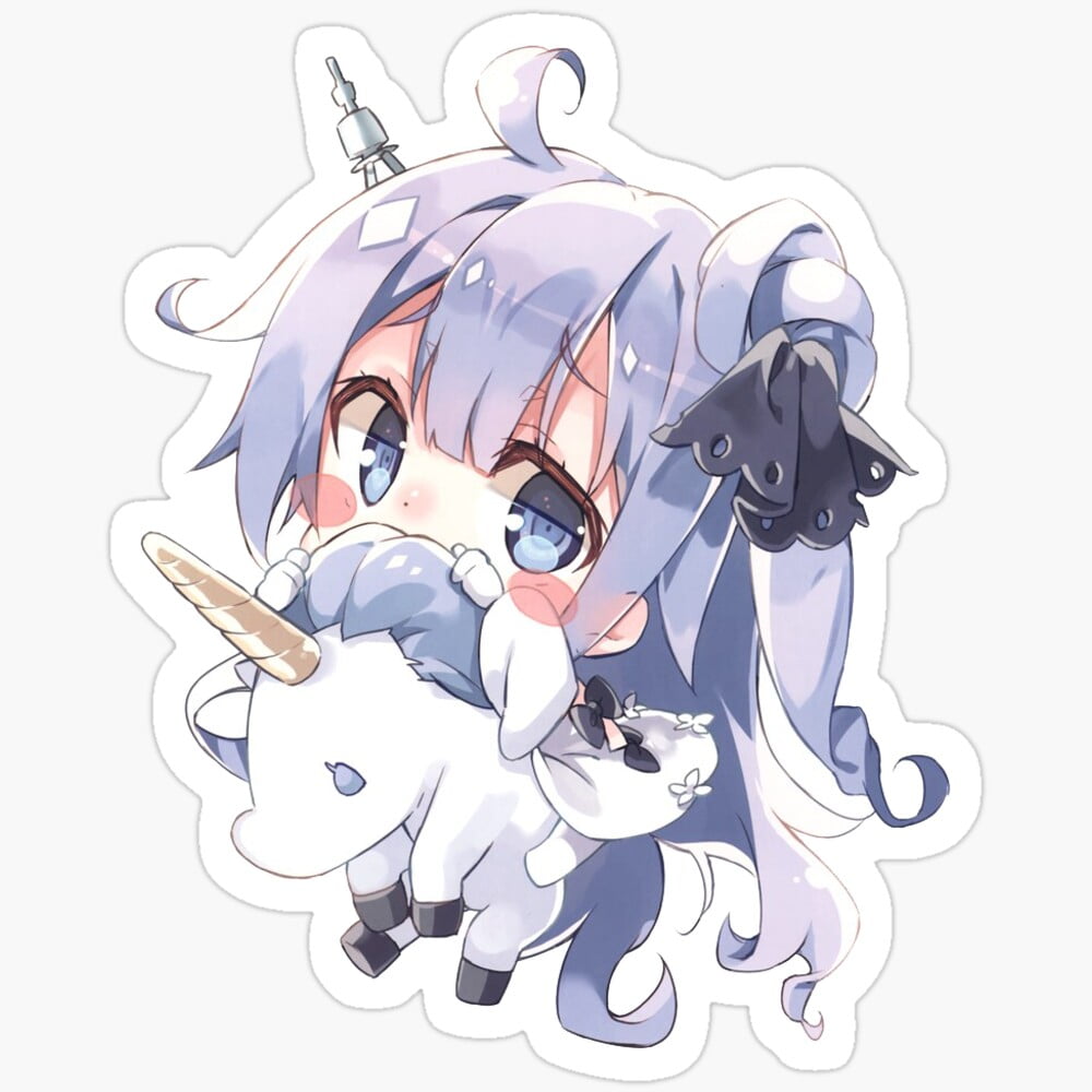DOPASTICKER Unicorn - Azur Lane Sticker Phone Decal Water Bottle ...
