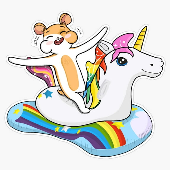 DOPASTICKER Unicorn Sticker, Phone Sticker Water Bottle Sticker Car ...