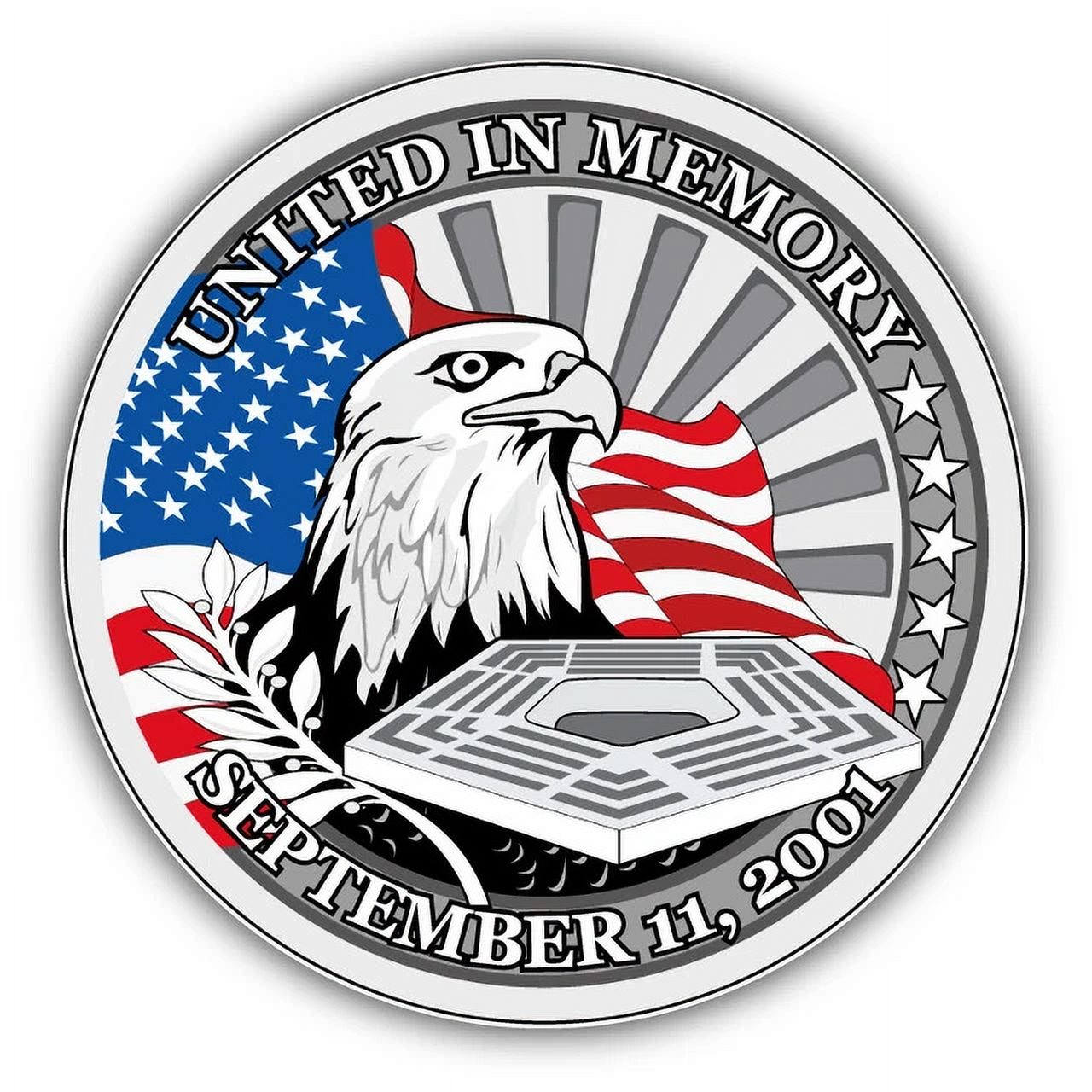 DOPASTICKER United In Memory September 11 Sticker Decal Phone Decal ...