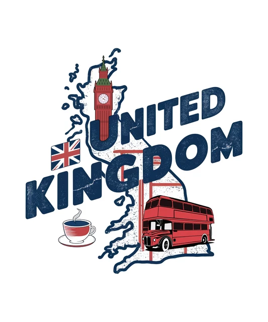 DOPASTICKER United Kingdom Sticker Country Home Vacation Visit Travel ...