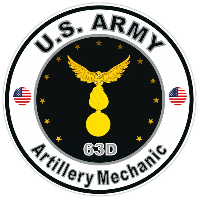 DOPASTICKER United States Army Artillery Mechanic Sticker Military ...