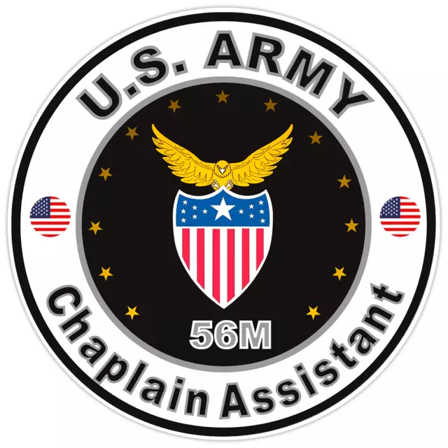 DOPASTICKER United States Army Chaplain Assistant Sticker Military ...