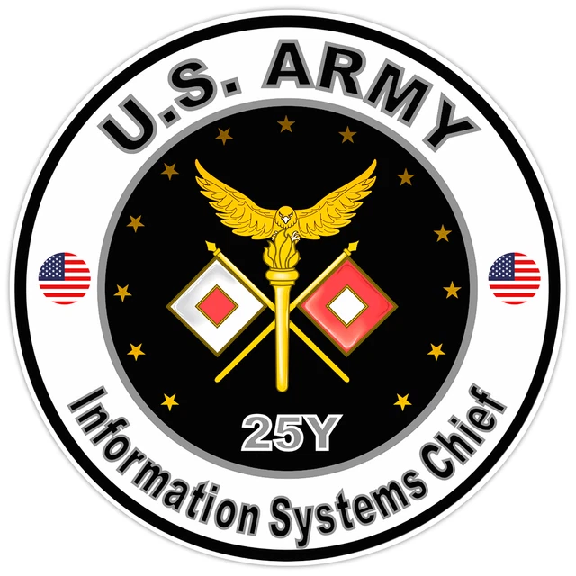 DOPASTICKER United States Army Information Systems Chief Sticker ...