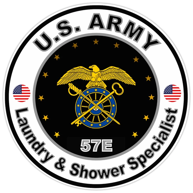 DOPASTICKER United States Army Laundry & Shower Specialist Sticker ...
