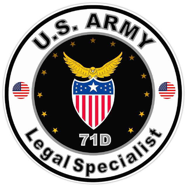 DOPASTICKER United States Army Legal Specialist Sticker Military ...