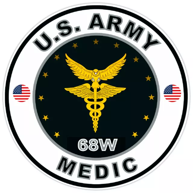DOPASTICKER United States Army Medic Sticker Military Soldier Decal ...