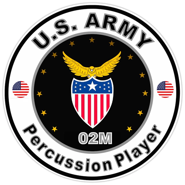 DOPASTICKER United States Army Percussion Player Sticker Military ...