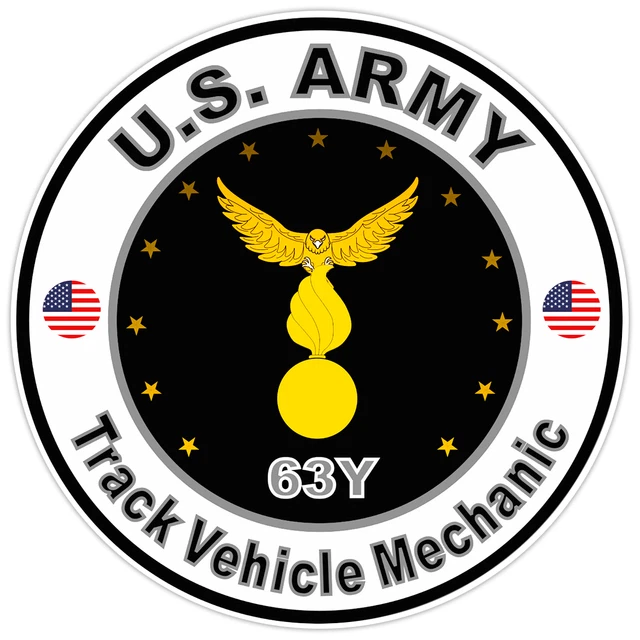 DOPASTICKER United States Army Track Vehicle Mechanic Sticker Military ...