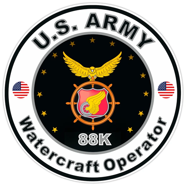 DOPASTICKER United States Army Watercraft Operator Sticker Military ...