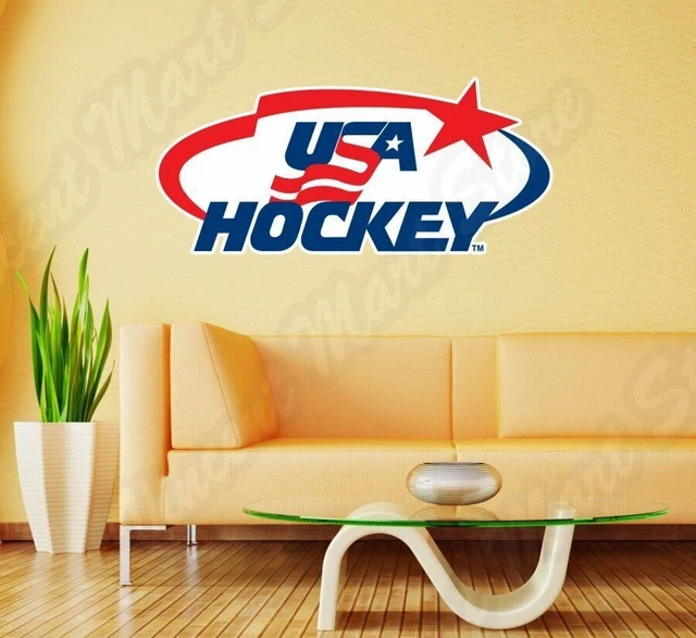 DOPASTICKER United States Usa Ice Hockey Team Wall Sticker Room ...