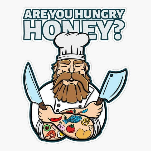 DOPASTICKER Unny Che Riend Quotes Are You Hungry Sticker, Phone Sticker ...