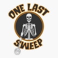 DOPASTICKER Unny Horror Skeleton Metal Detecting One Last Sweep Sticker ...