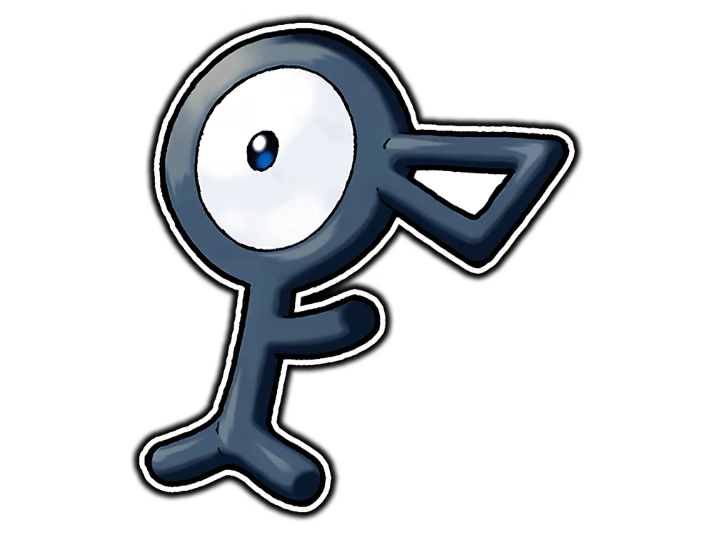 DOPASTICKER Unown Sticker Decal Phone Decal Water Bottle Stickers, Cars ...
